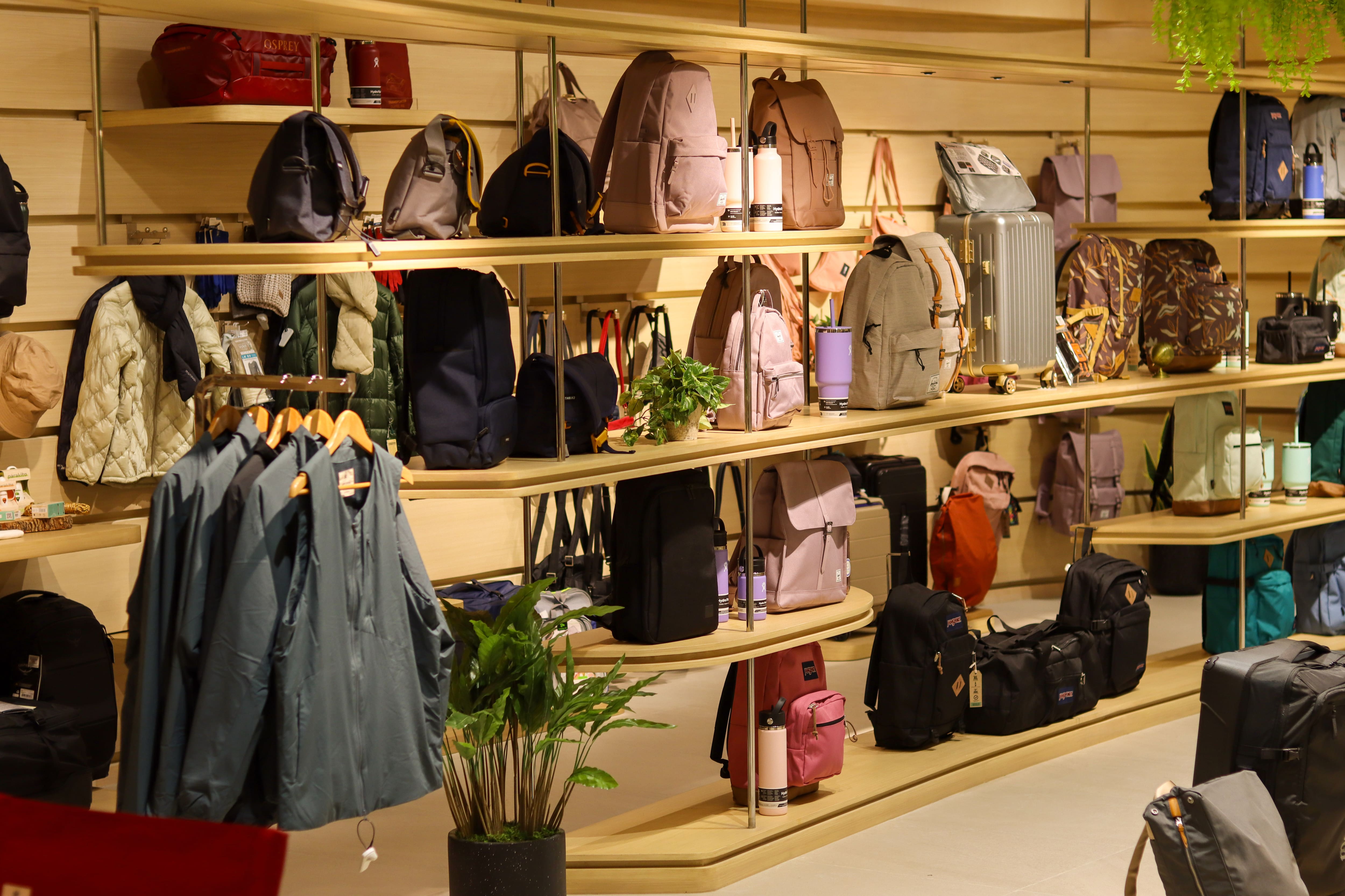Travel accessories shop store