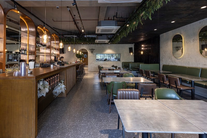 This Café Is Blazing With A Mix Of Mod Deco And Japanese Design Details ...