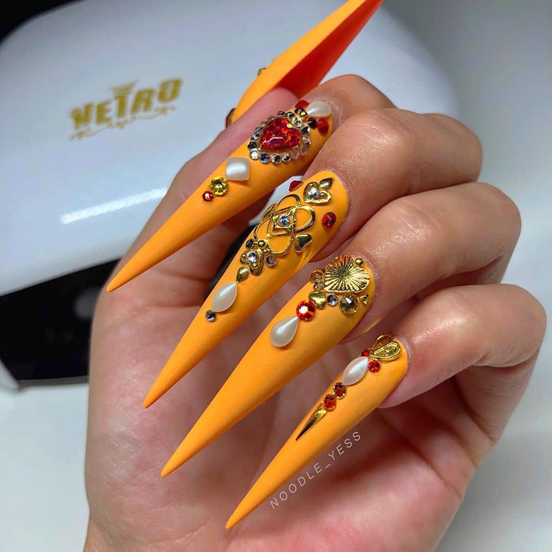 Trend Watch: Extreme Acrylic Nail Art For The Risk-Takers | Metro.Style