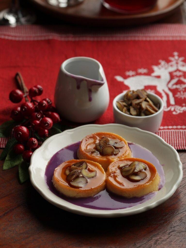 12 Delicious Days of Christmas: Leche Flan with Ube Halaya Sauce and ...