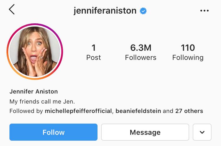 Jennifer Aniston Joins Instagram, Breaks Internet—Plus, Other ...
