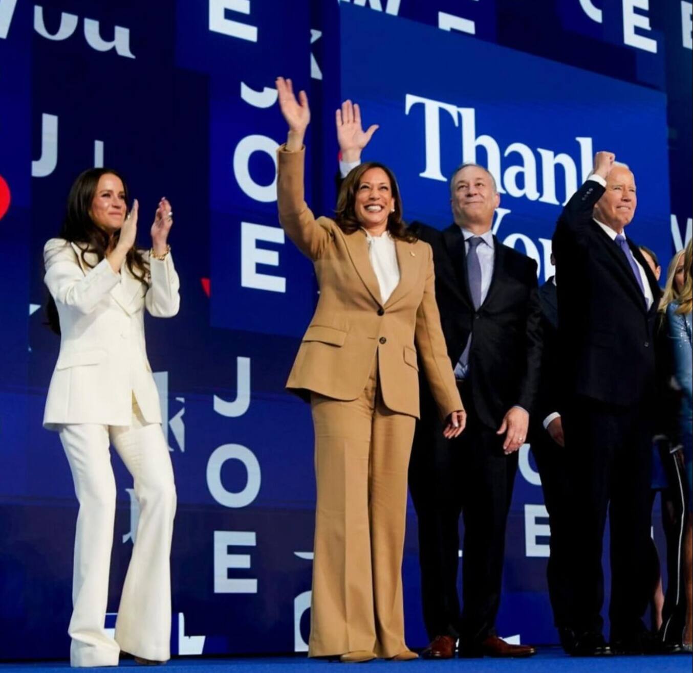 Kamala Harris Wears Custom Chloé Suits During The Democratic National ...